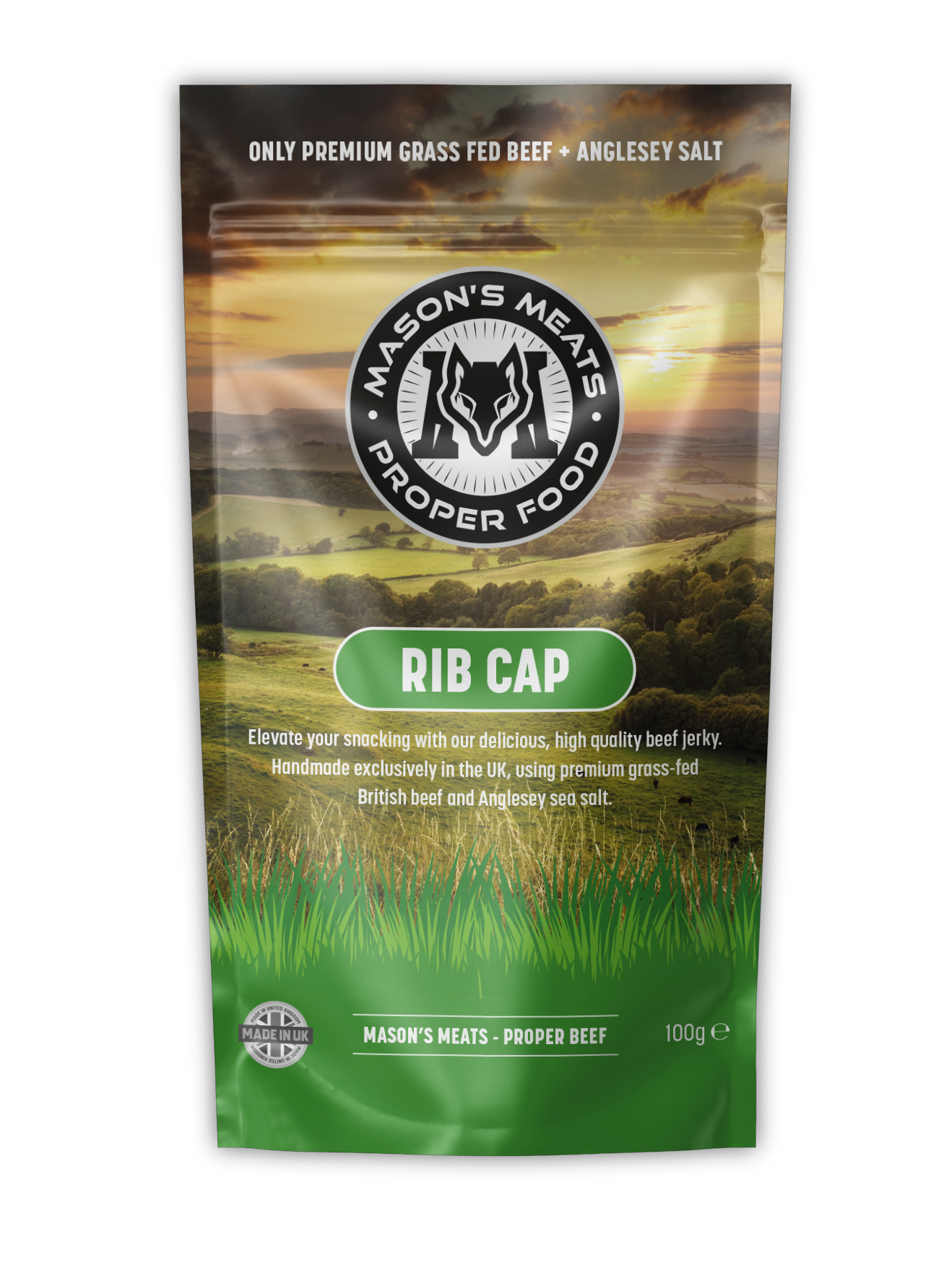 Premium Grass-Fed Beef Jerky – Mason's Meats - Proper Food