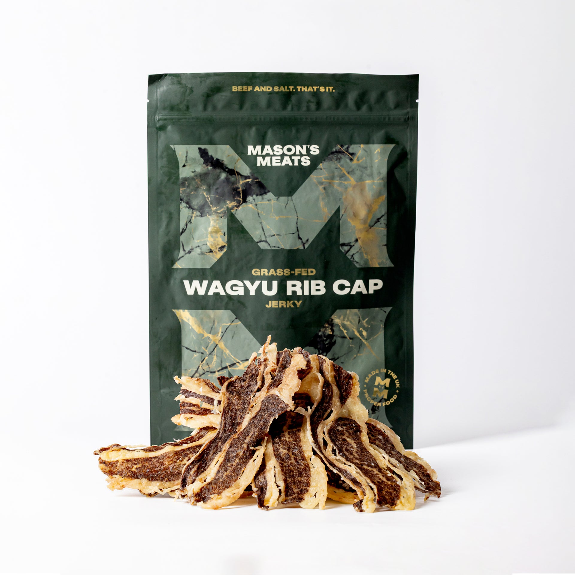 Best Gourmet Wagyu Rib Cap Jerky - Mason's Meats | High-Quality UK ...